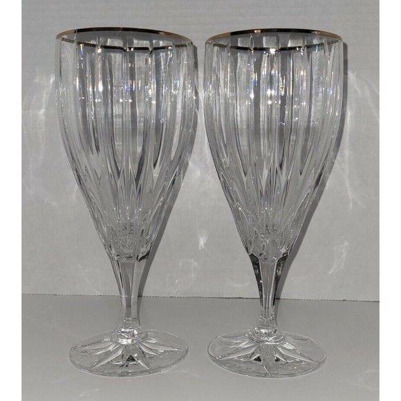 Mikasa | Dining | Pair Vintage Mikasa Golden Tiara Iced Teawater ...